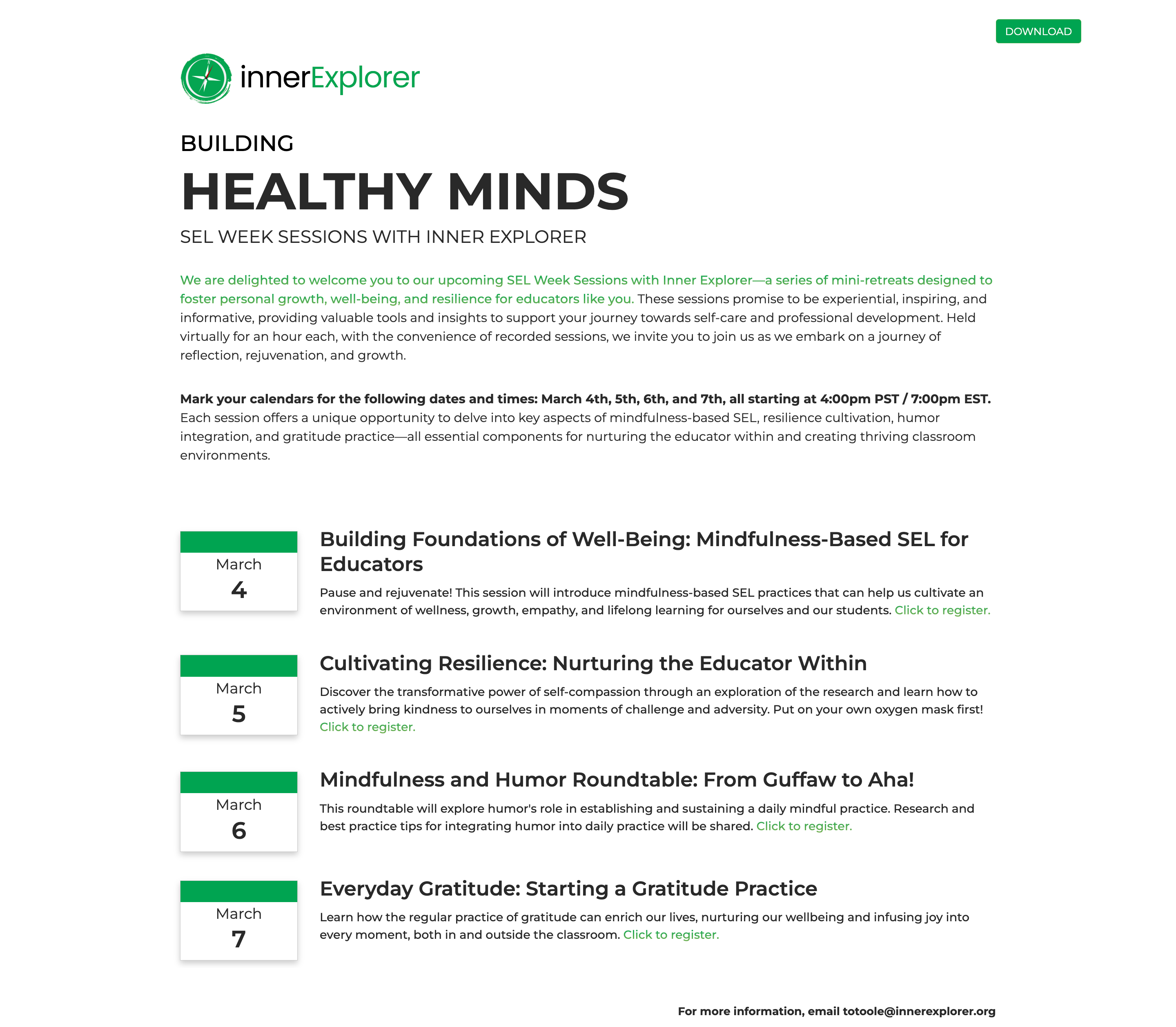 Healthy Mind - Inner Explorer